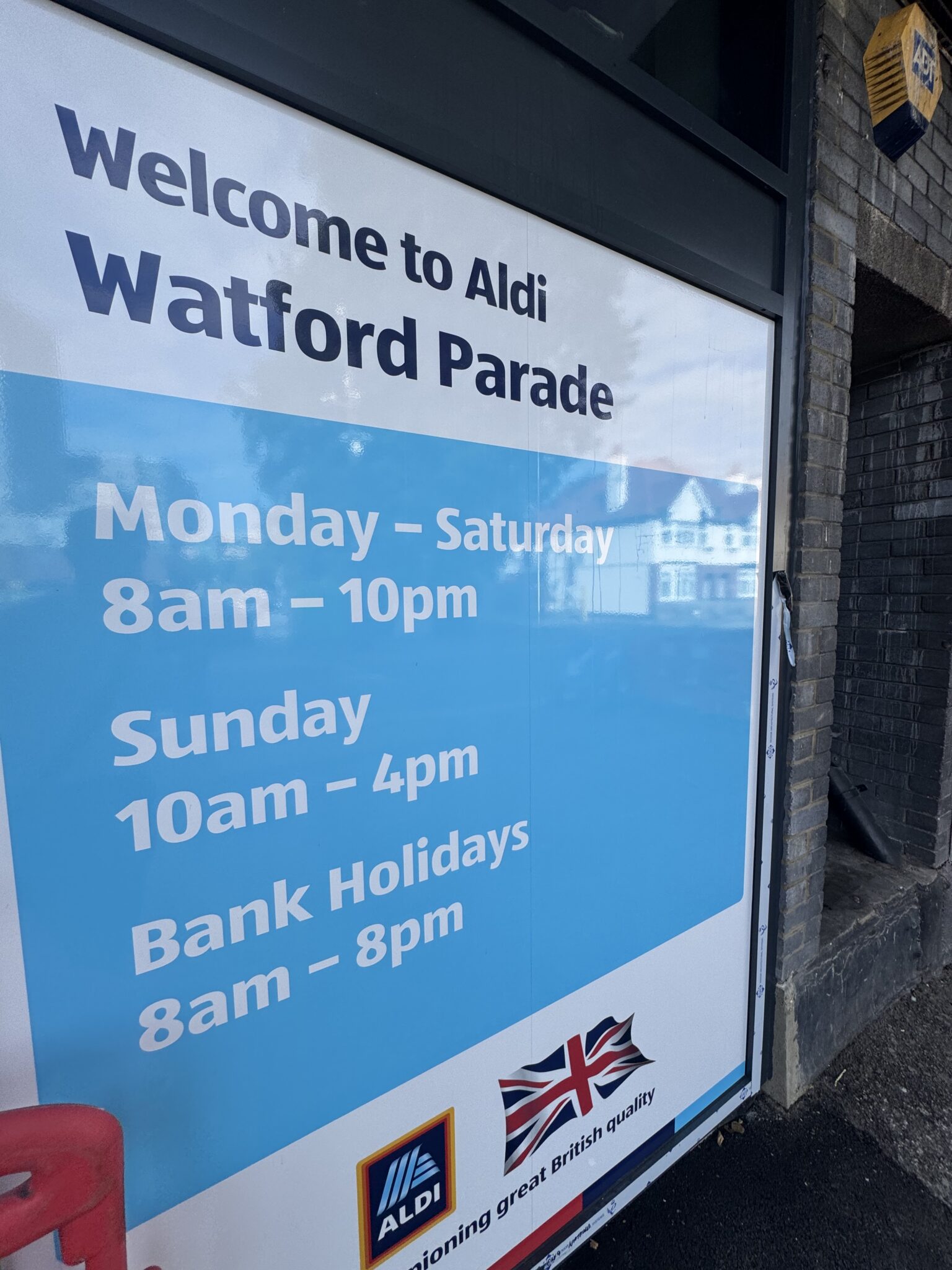Soon to be dropping in Watford Town Centre is the one and only Aldi ...